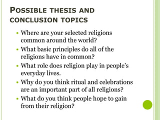 7-religion-dbq | PPTX | Christianity | Religion & Spirituality