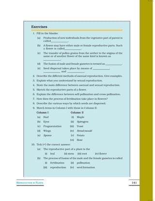 7 reproduction in plants | PDF