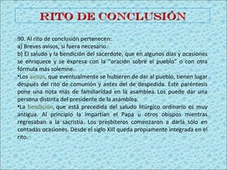 7 rito de conclusión | PPT