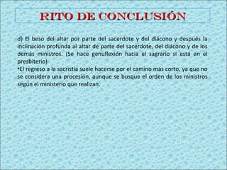 7 rito de conclusión | PPT