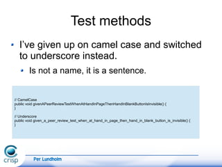 7 rules on code readability | PPT