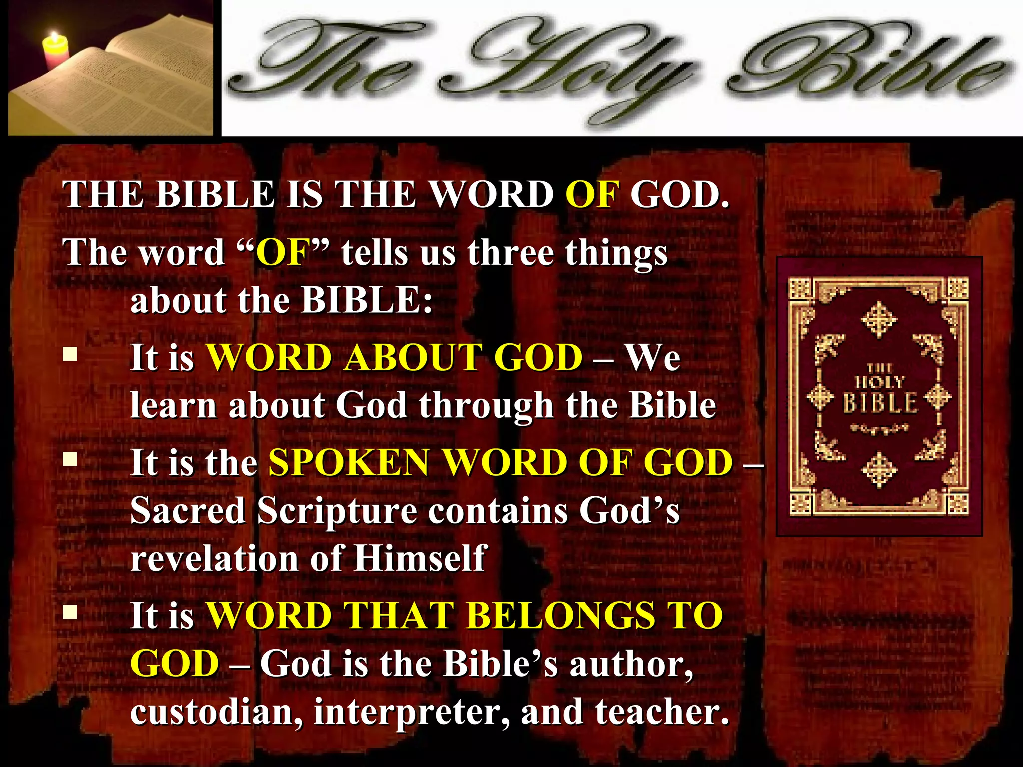 7. sacred scriptures | PPT