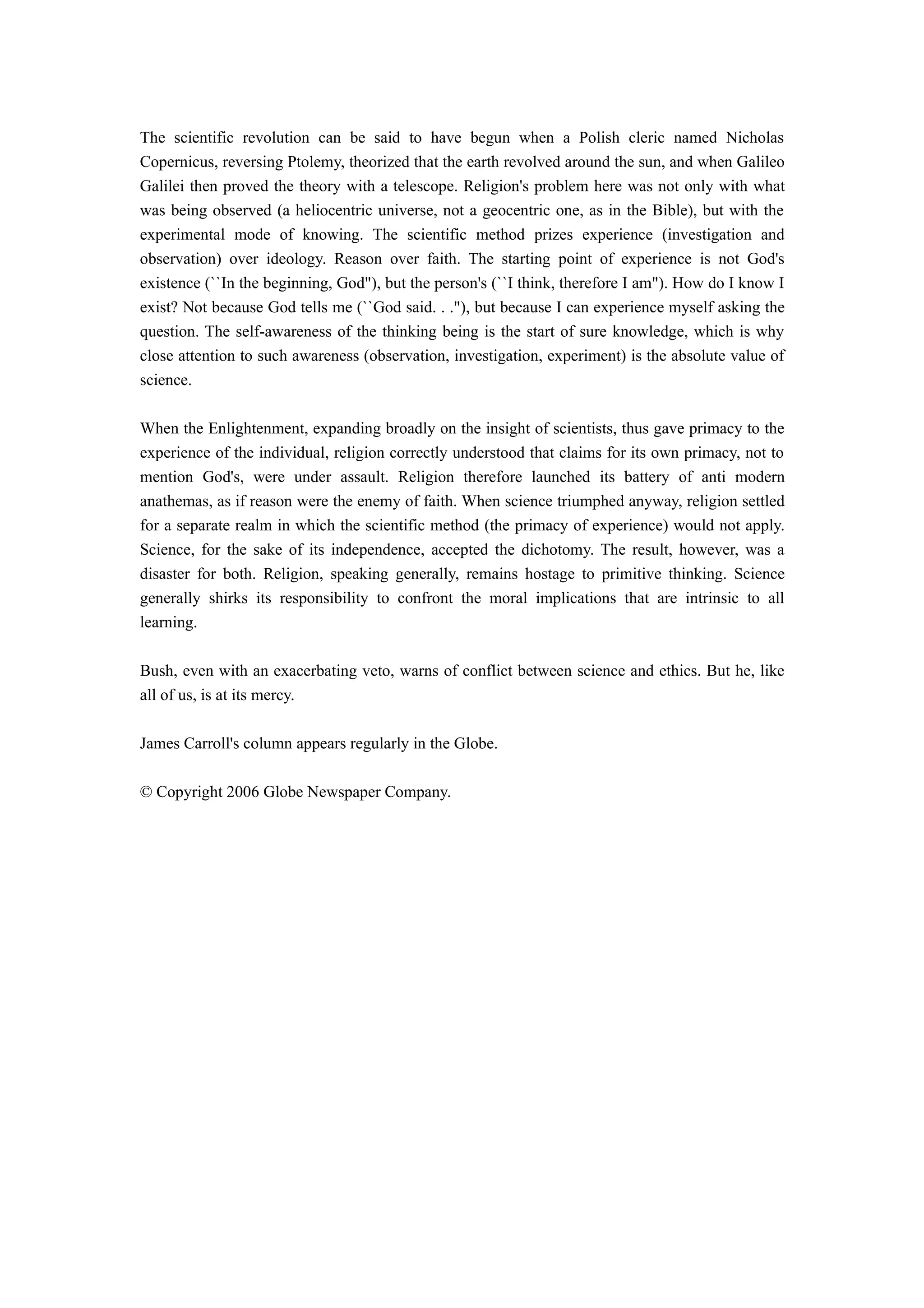 7.Science Versus Ethics | PDF