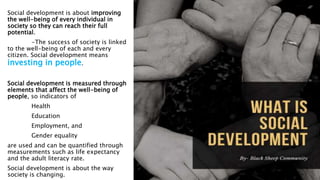 Social Development Issues and Role of Development Professionals | PPTX ...