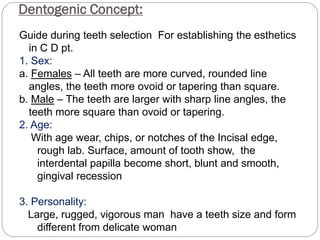7 selection of teeth and esthetics in complete denture | PDF