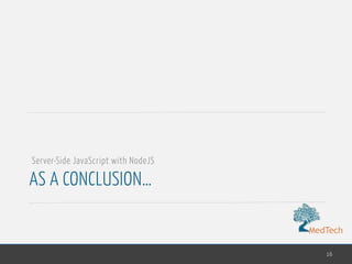 Server-side JS with NodeJS | PPT