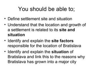 7 - Settlement Site And Situation | PPT