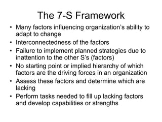 7-S Framework.pptx | Business | Business and Finance