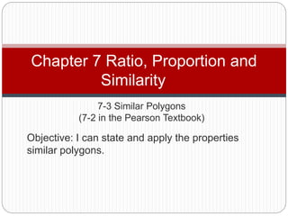 7-3 similar polygons | PPTX