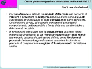 7. Simulazioni | PPT