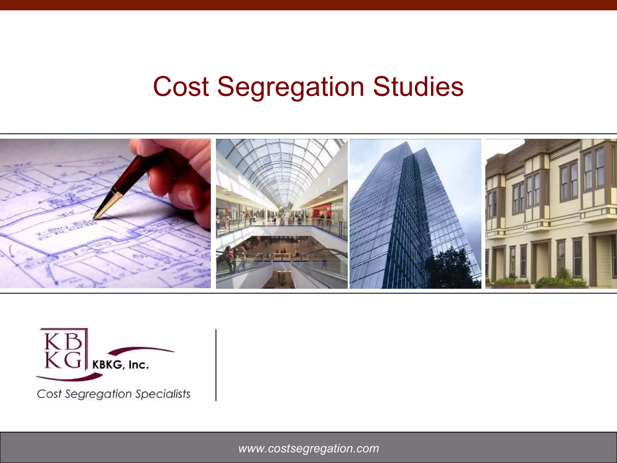 Cost Segregation Studies | PPT