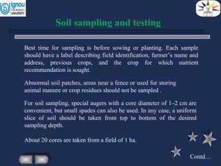 7 soil sampling and testing 0 | PPT