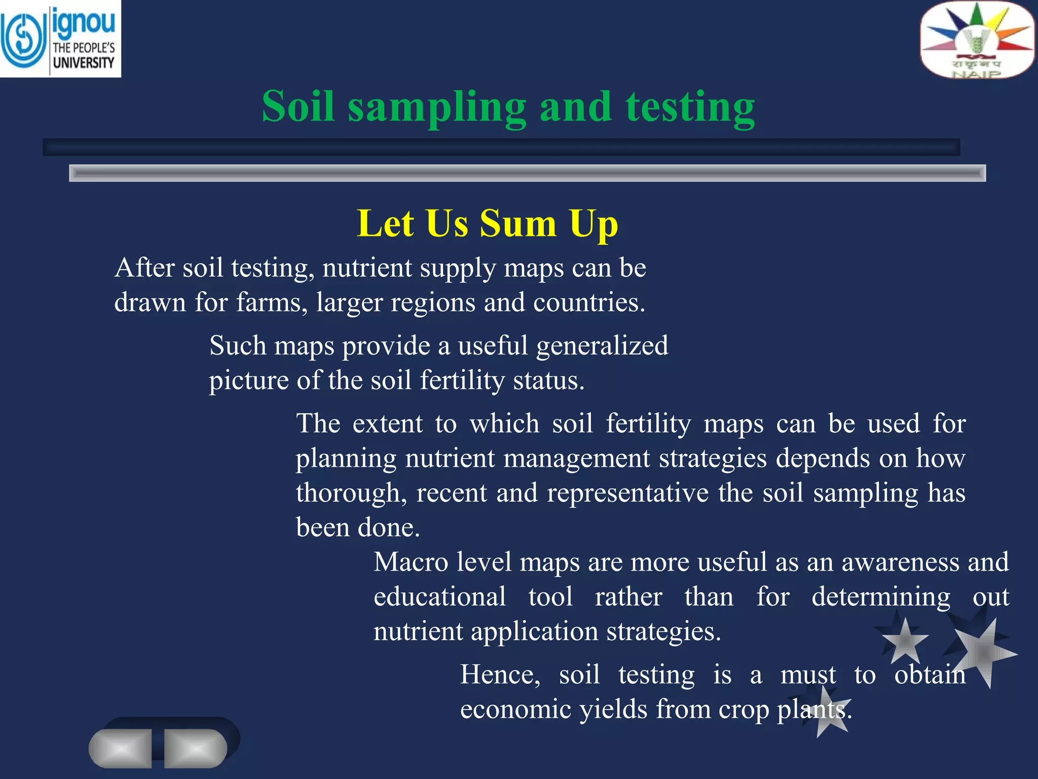 soil sampling and testing | PPT
