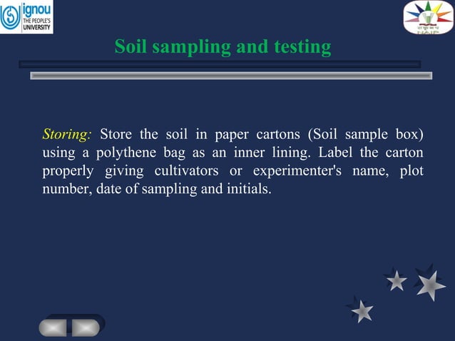 soil sampling and testing | PPT