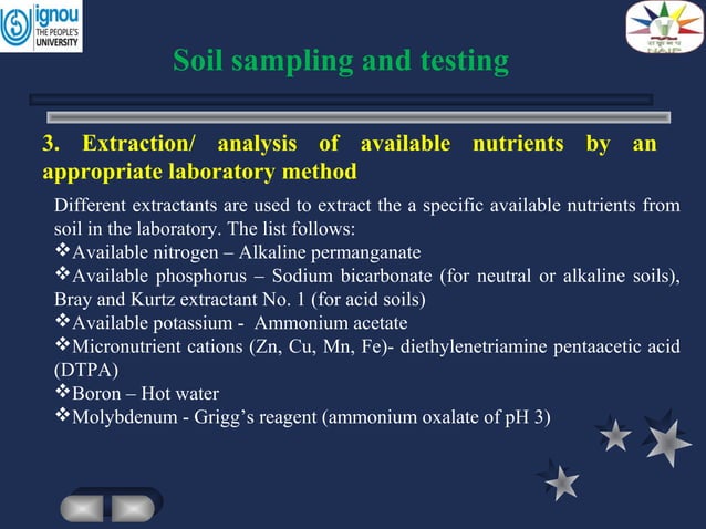 soil sampling and testing | PPT
