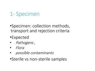 7-Specimen Management in Microbiology Branch | PPT
