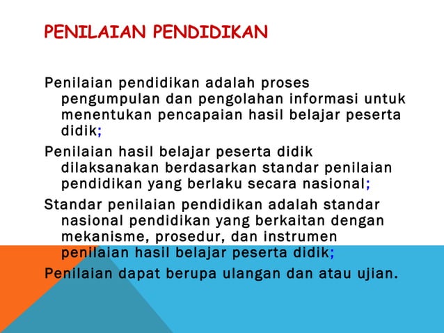 7. standar penilaian | PPT