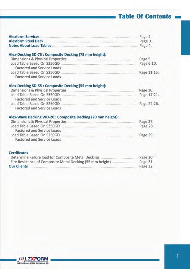 Steel Deck Powered by Alex Form | PDF
