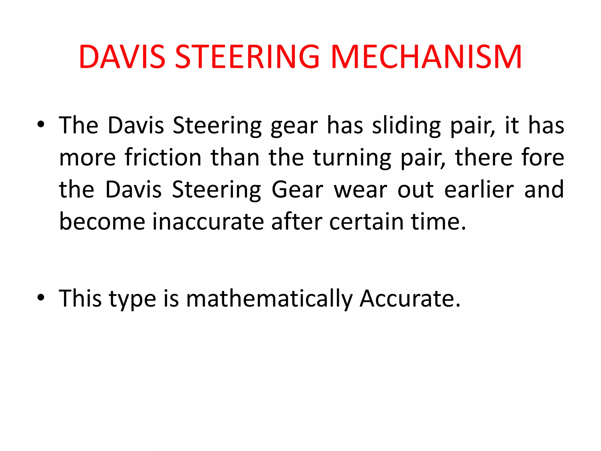 7 steering mechanisms | PPTX