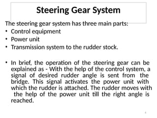 Steering gear , mechanical steering wheel | PPT