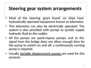 Steering gear , mechanical steering wheel | PPT