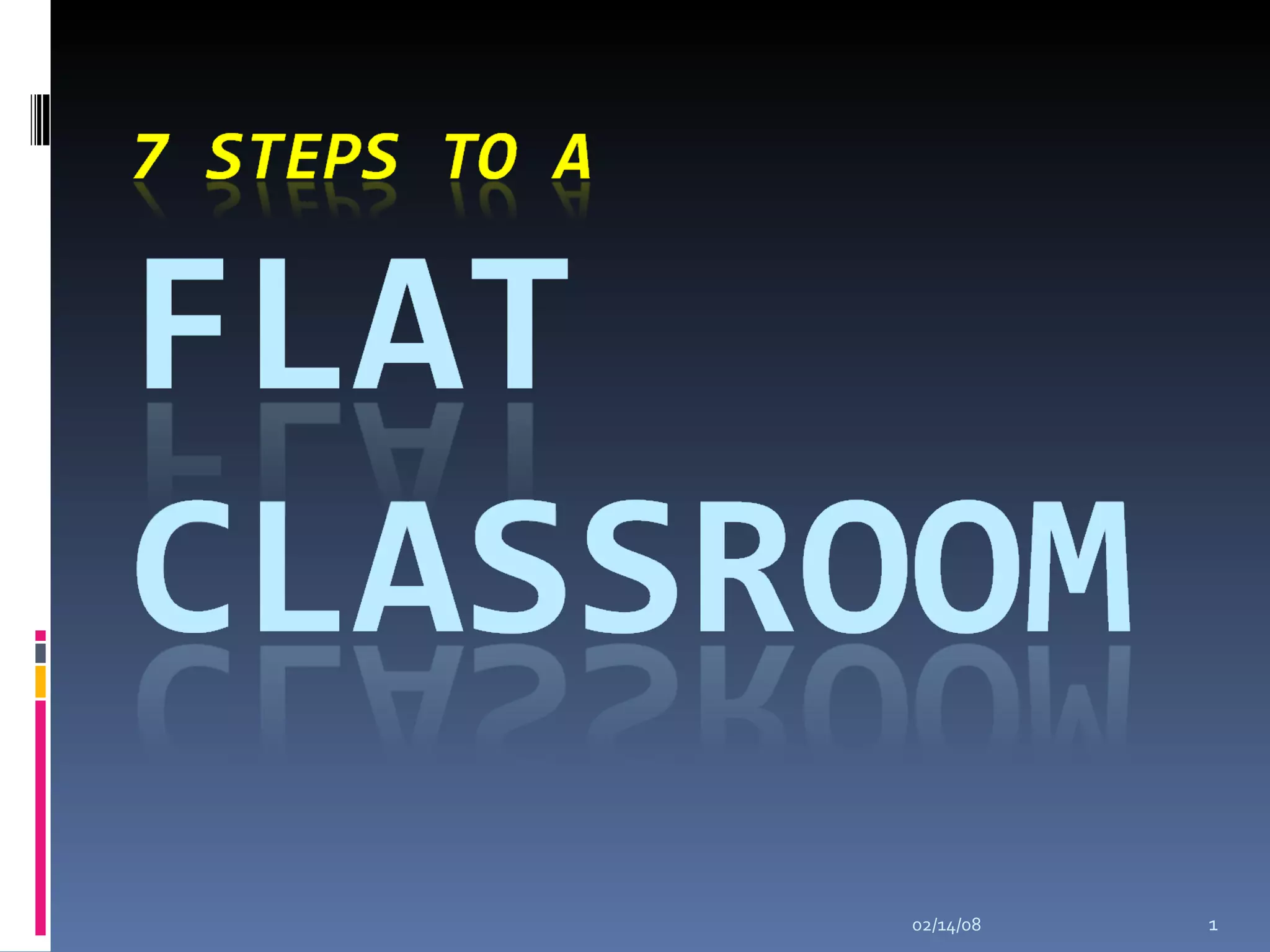 7 Steps To A Flat Classroom Cqtl Feb 2008 | PPT