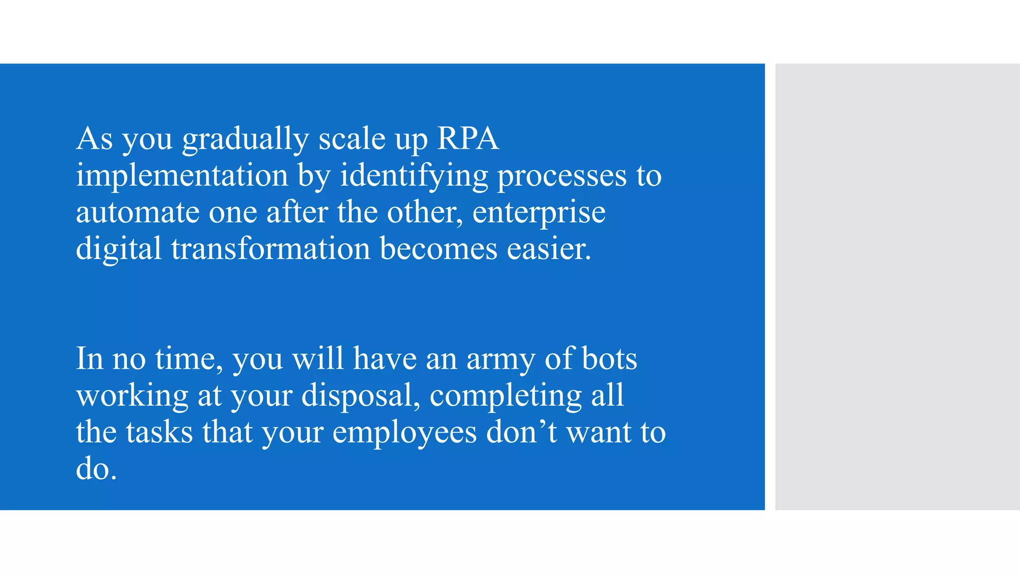 7 RPA implementation steps for enterprise digital transformation in ...