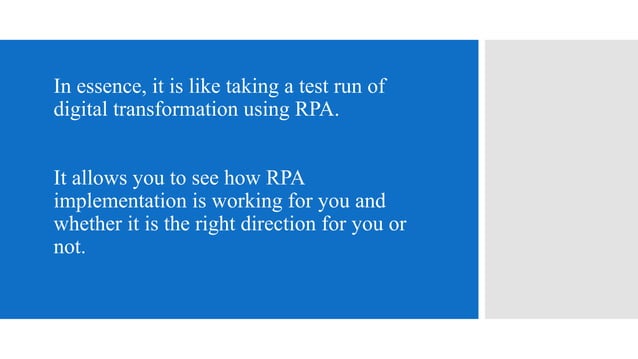 7 RPA implementation steps for enterprise digital transformation in ...