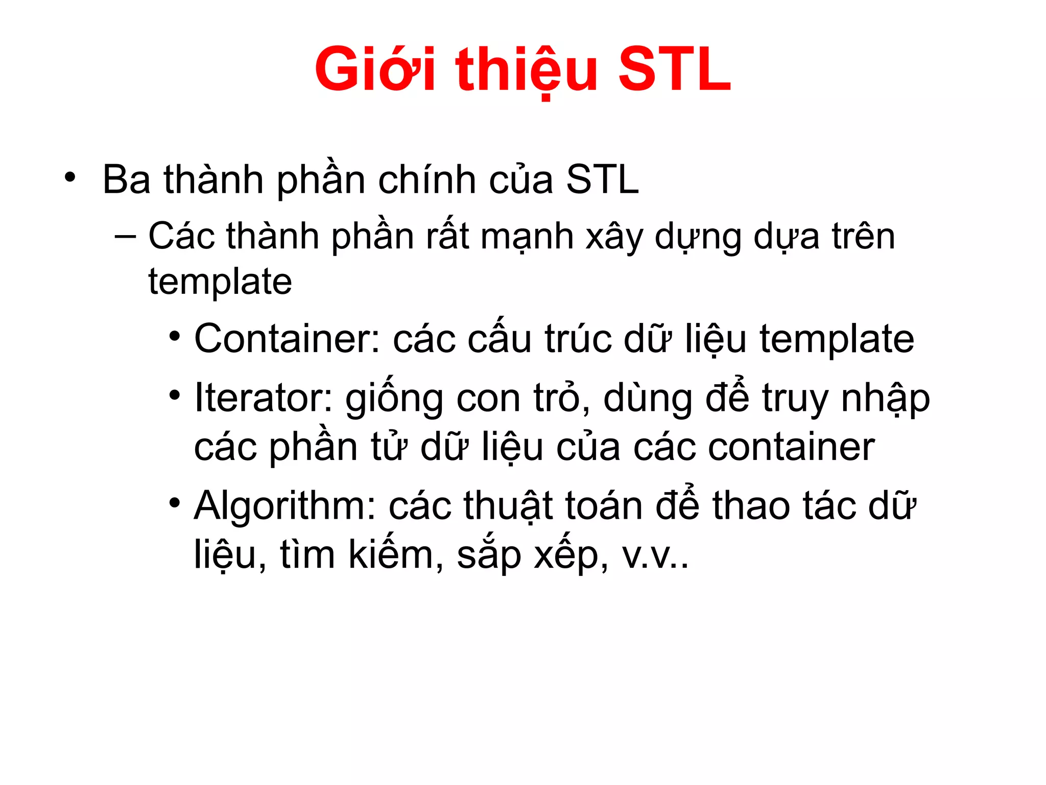 7 stl c++ | PPT