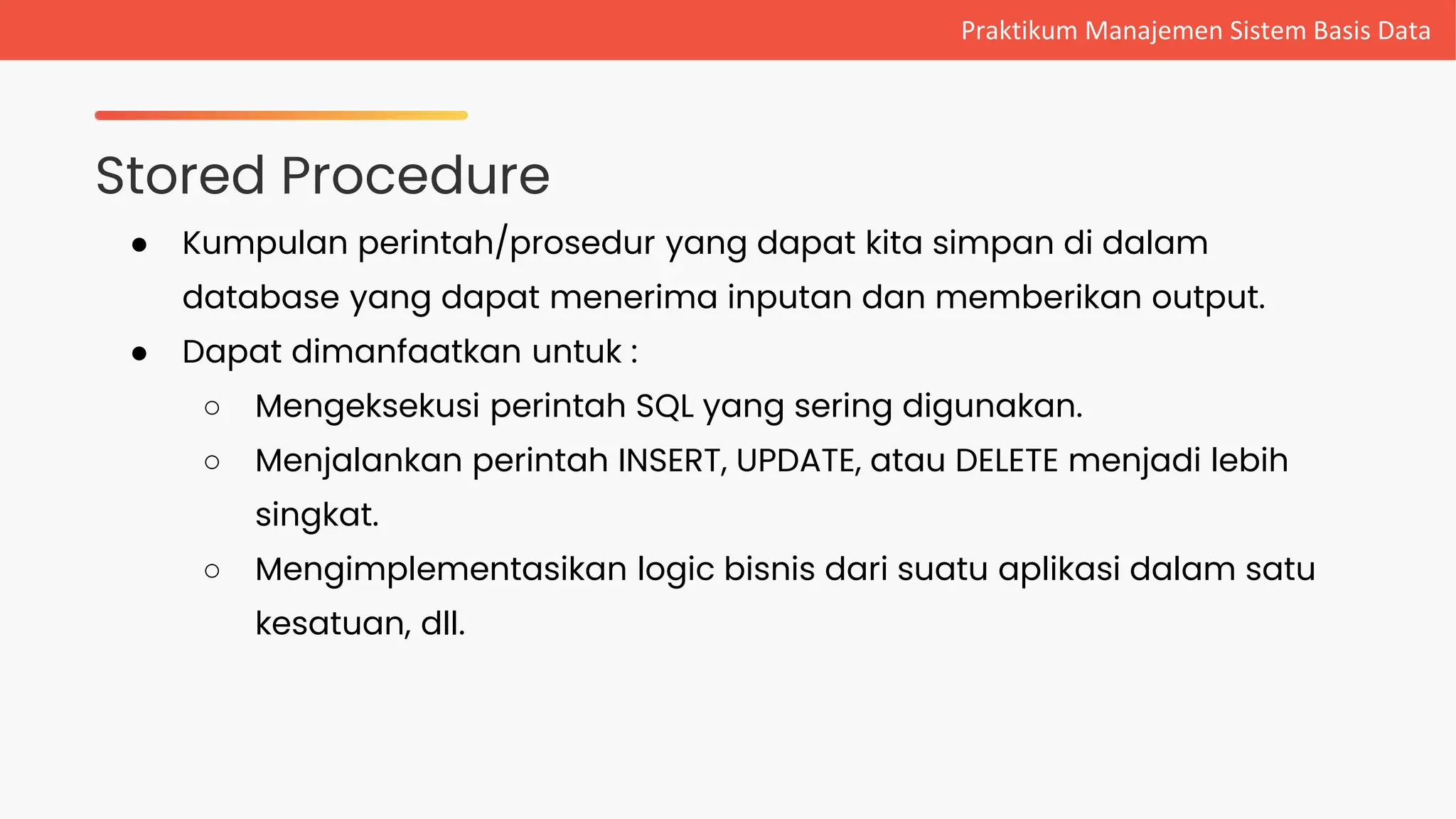 #7 - Stored Procedure And Function.pptx
