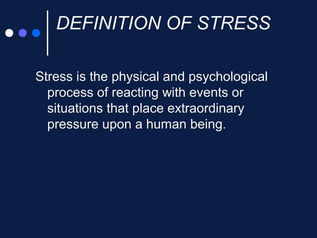 Stress management. | PPT