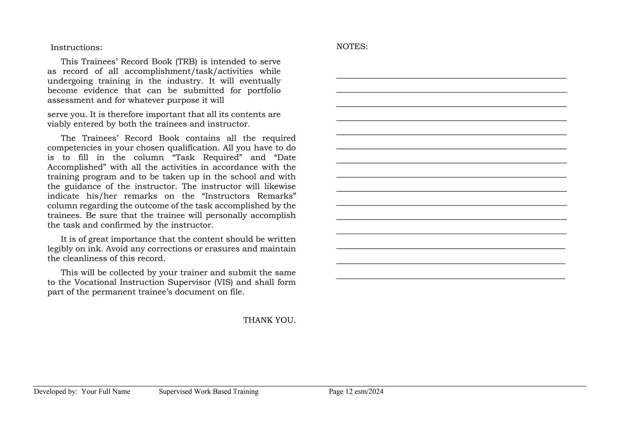 TESDA CAREGIVER ELDERLY NCII PART OF PORTFOLIO IN TRAINERS METHOLOGY ...