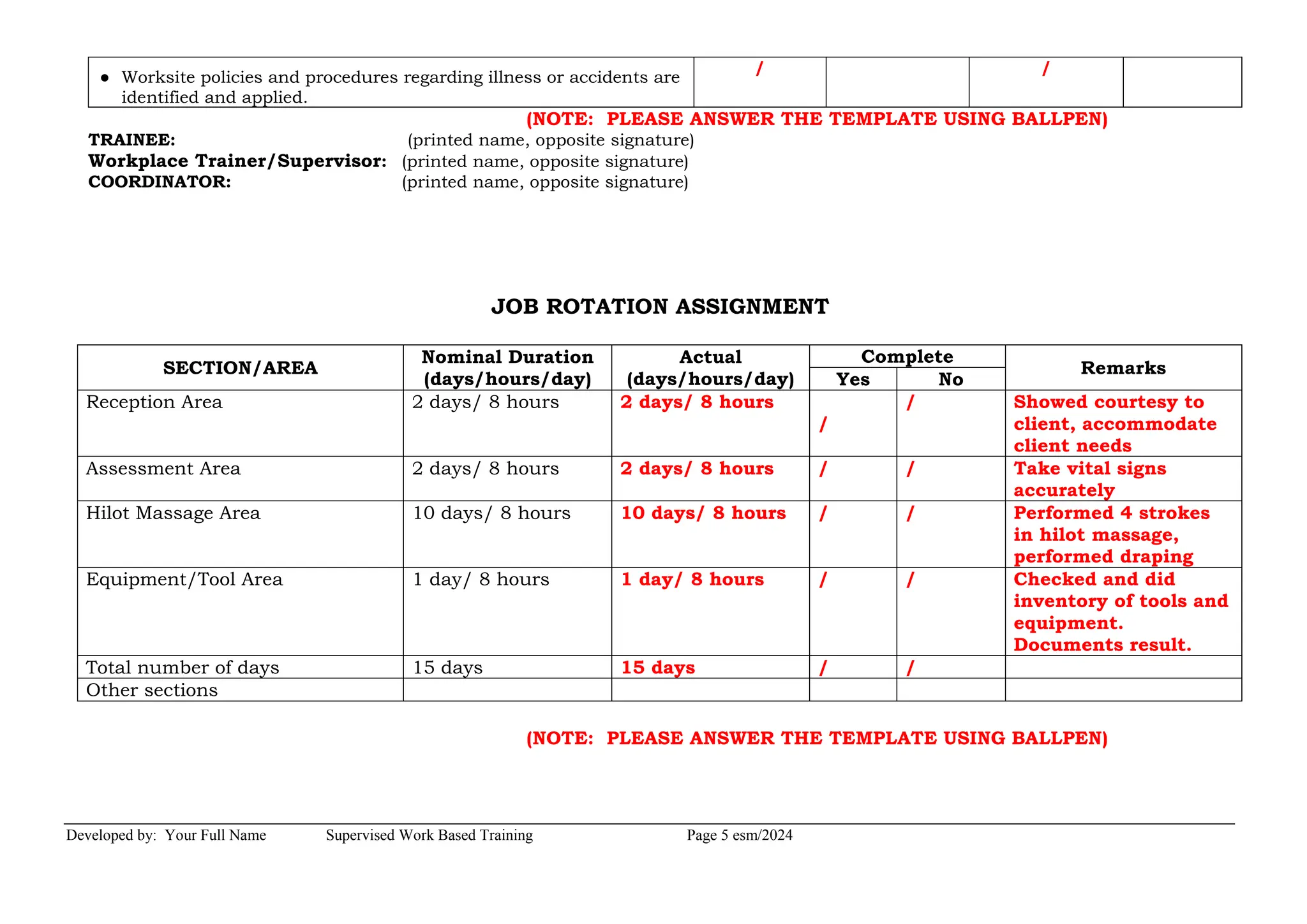 TESDA CAREGIVER ELDERLY NCII PART OF PORTFOLIO IN TRAINERS METHOLOGY ...