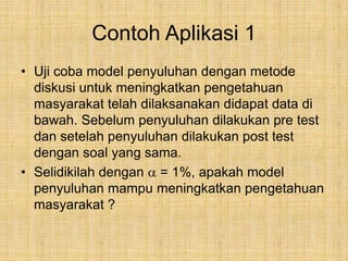 7 t-test-paired-data-berpasangan | PPTX