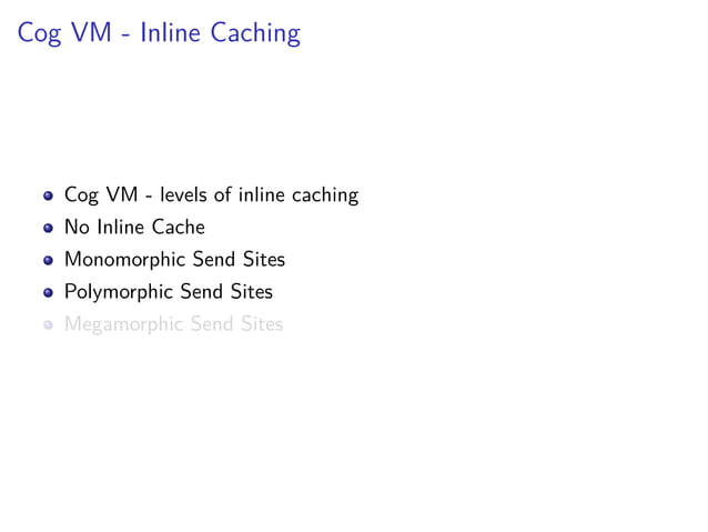 Tail Call Elimination in Open Smalltalk | PDF