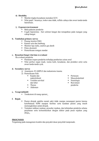 Tamponade Jantung | DOC