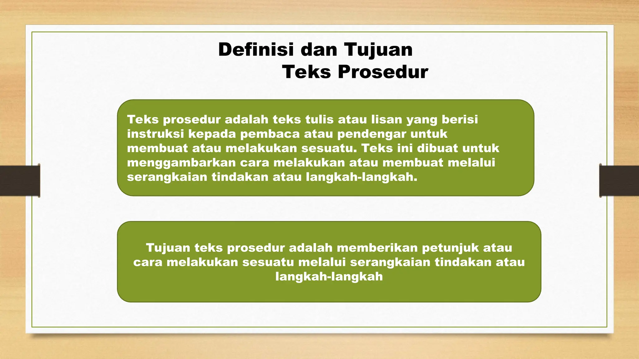 teks prosedur kompleks bahasaa indonesia | PPT