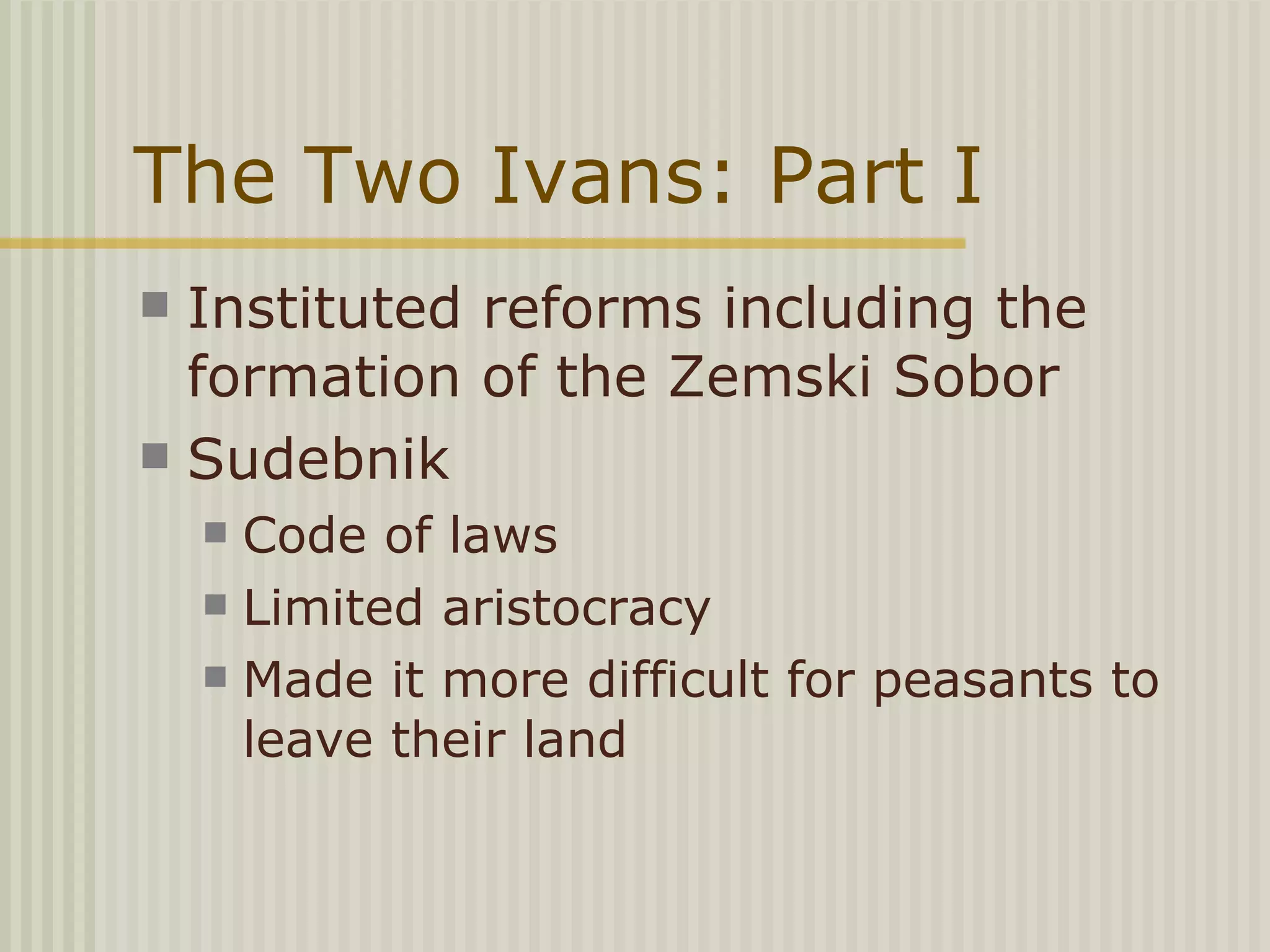 7. The Russian Empire | PPT