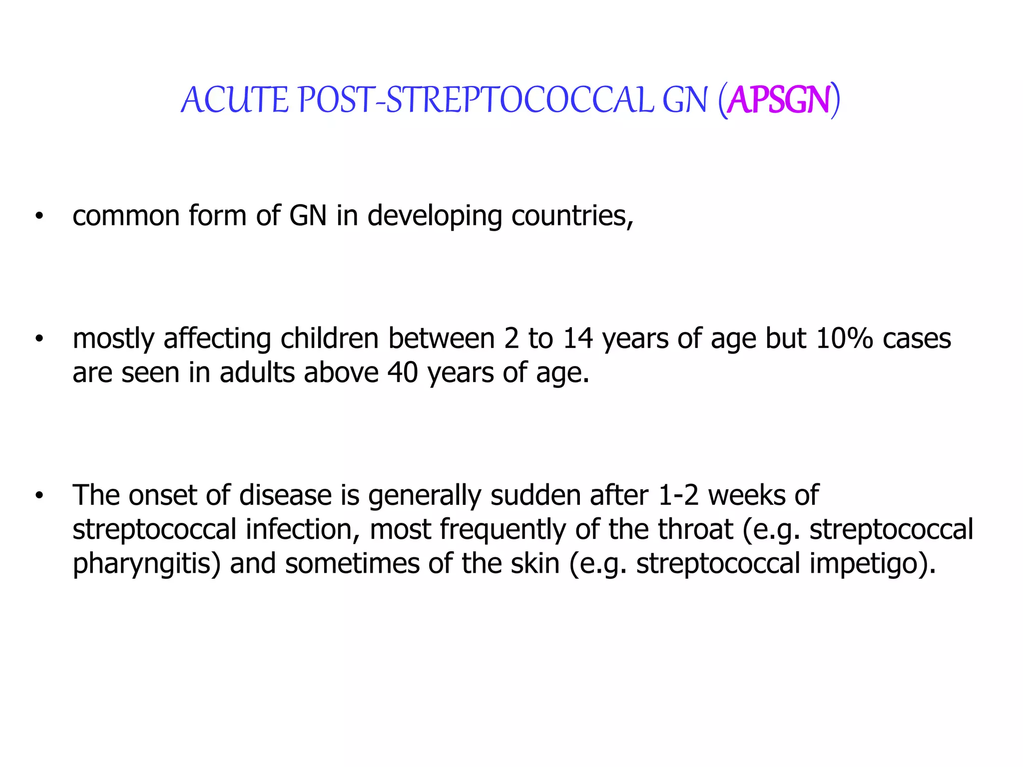The KIDNEY: Acute Glomerulonephritis | PPT