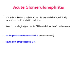 The KIDNEY: Acute Glomerulonephritis | PPTX