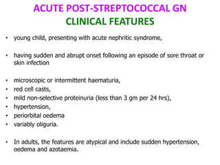 The KIDNEY: Acute Glomerulonephritis | PPT