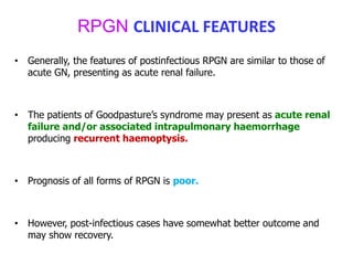 Rapidly Progressive Glomerulonephritis , RPGN, Crescentic GN ...