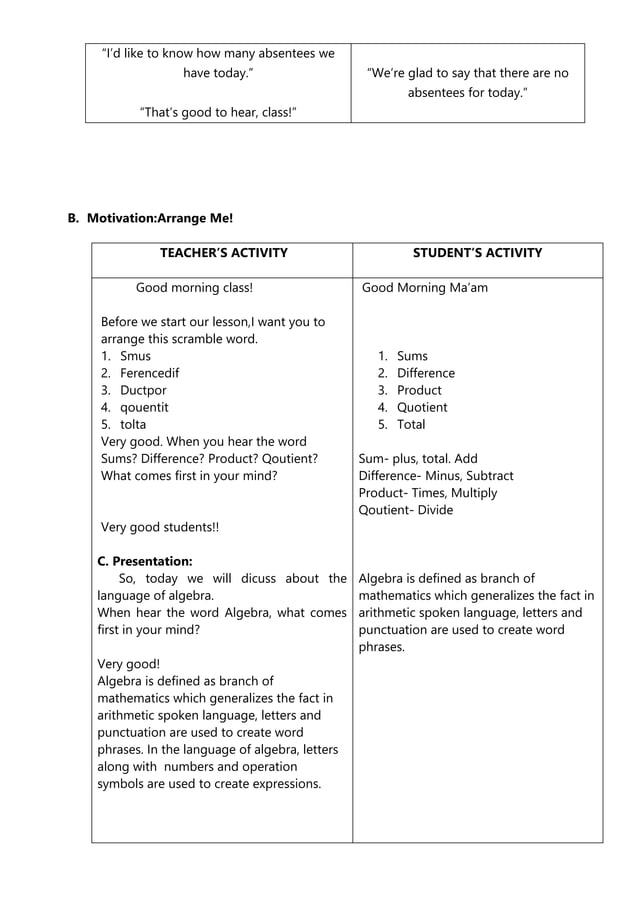 7 - the language of algebra.docx