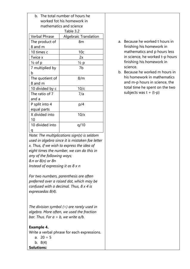 7 - the language of algebra.docx