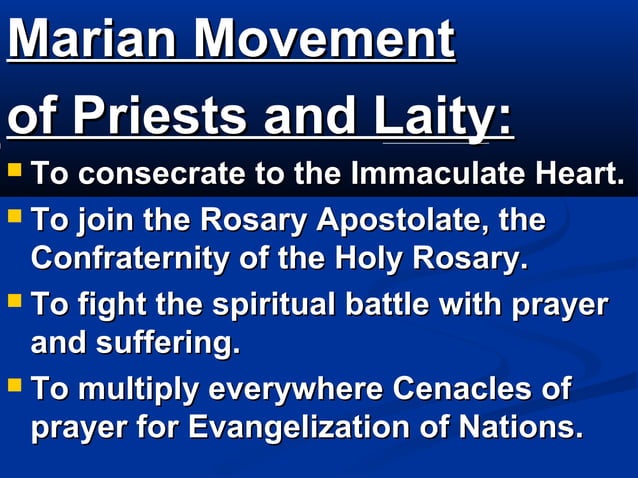 7. The Marian Movement | PPT