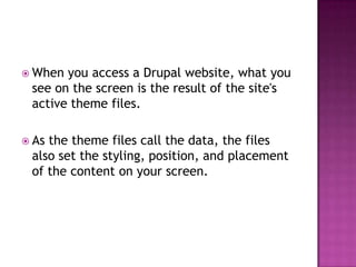 7 Theming in Drupal | PPT