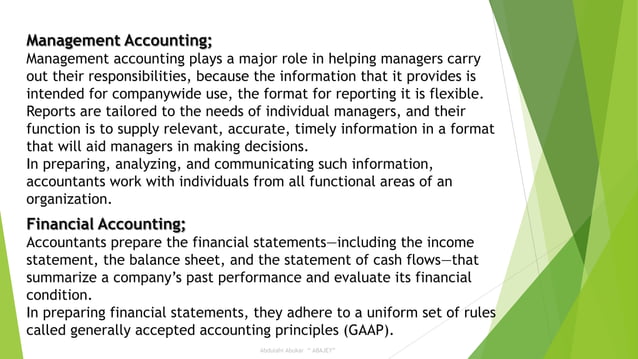 7 the role of accounting in business | PPTX | Business Accounting ...