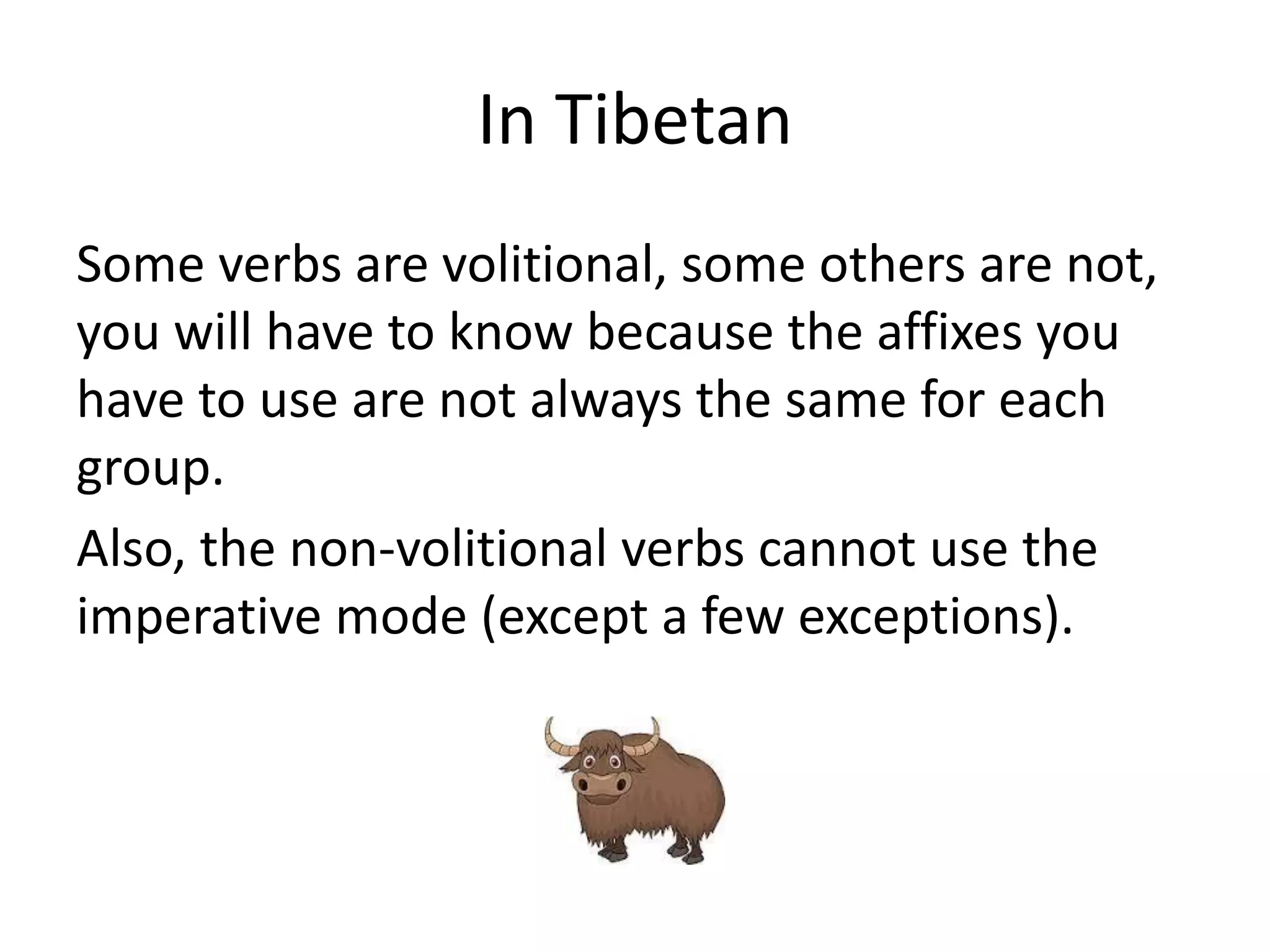 The volition in Tibetan | PDF