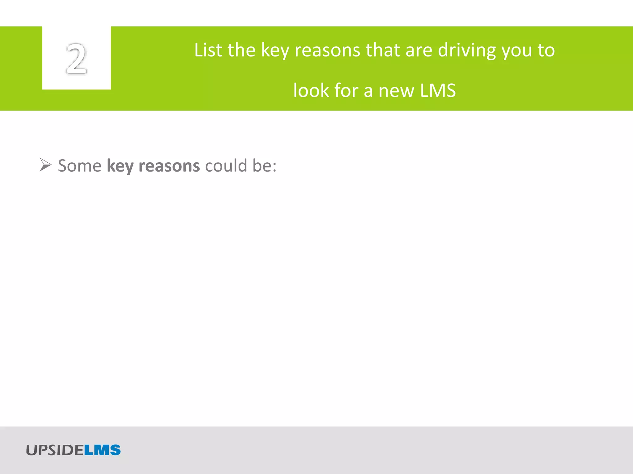 7 Tips For Easy & Effective LMS Switch | PPT