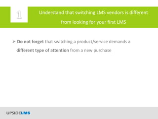 7 Tips For Easy & Effective LMS Switch | PPT